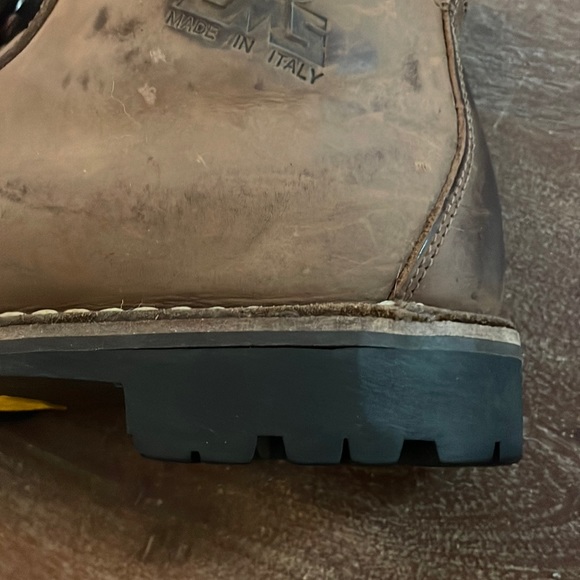 Vibram | Shoes | Ems Vibram Reg Mark Roccia Block Dark Brown Leather ...